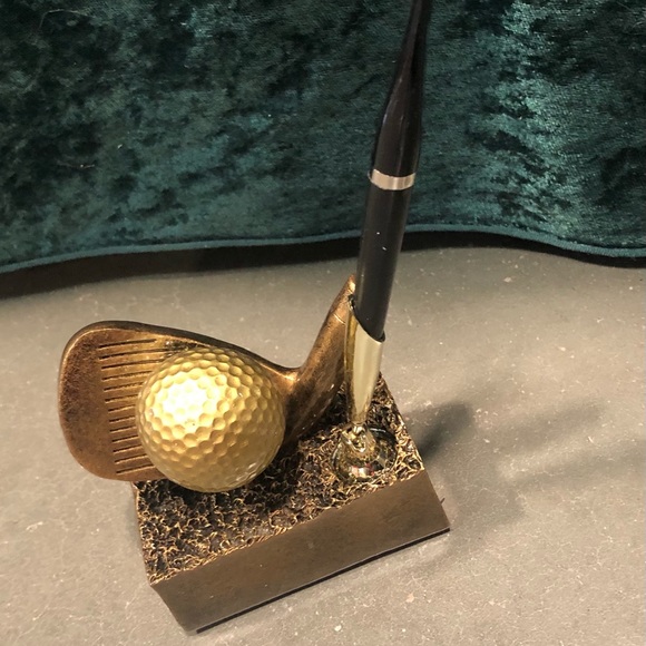 Office | Golf Desk Set With Pen | Poshmark